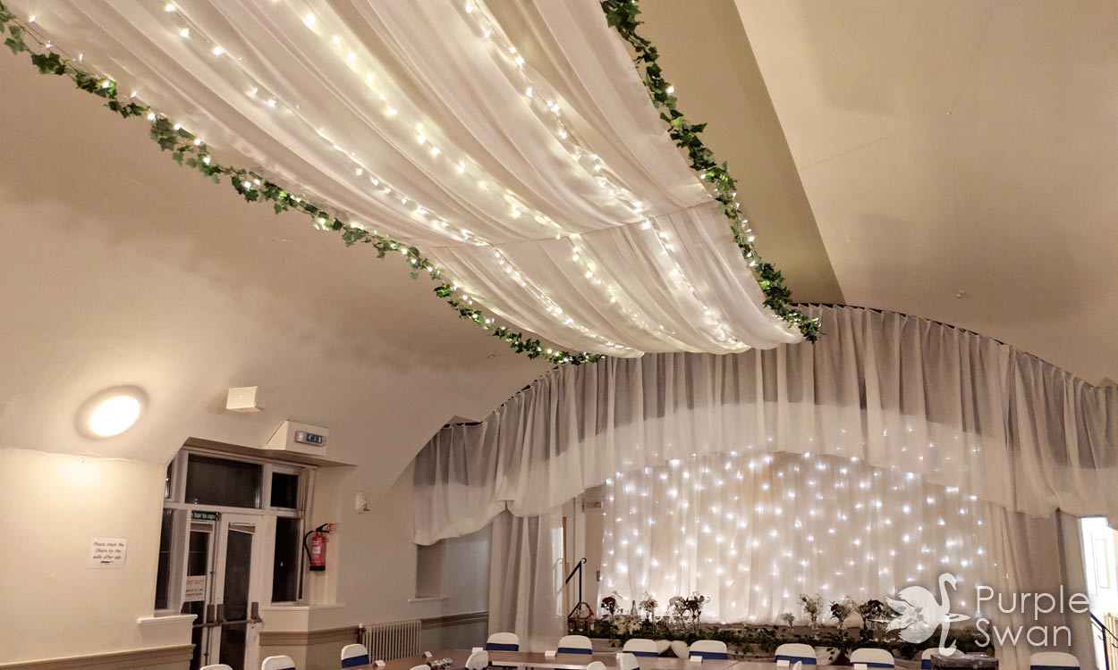 Starlight Curtain Hire | Fairy Light Curtain & Draping | Cumbria ...