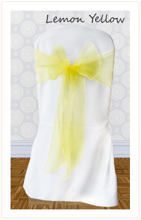 Chair Sash Hire for Weddings